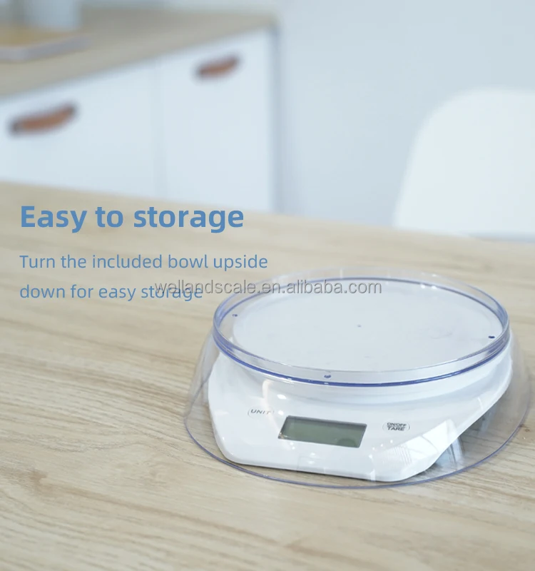 Welland Abs Electronic Food Cooking Scale Kitchen Scale With Bowl - Buy ...