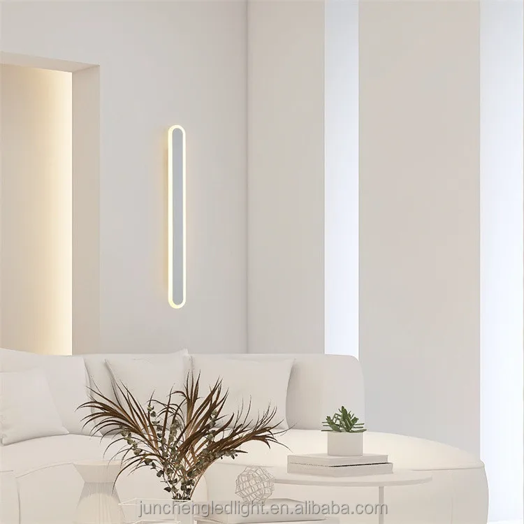 LED Long Strip Linear Wall Lamp - Modern Tricolor Lighting