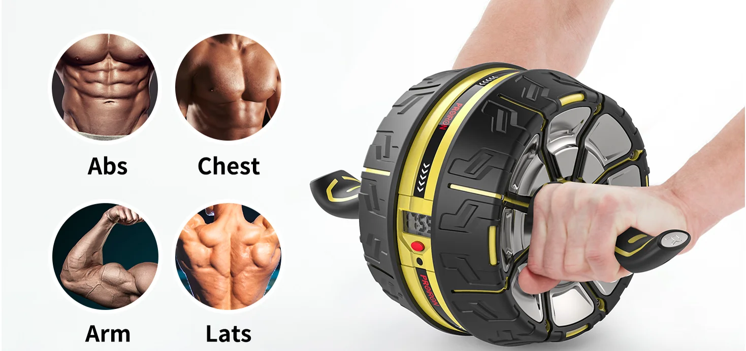PROIRON Ab-Roller Wheel - Core Strength Training Equipment