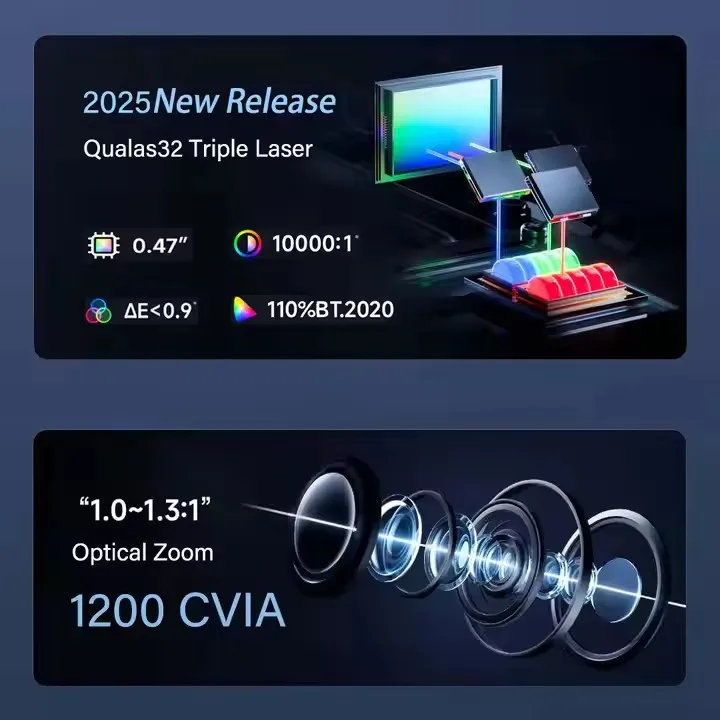 Hisense Vidda M2 Pro 4K Laser Projector - Triple Laser, Smart TV