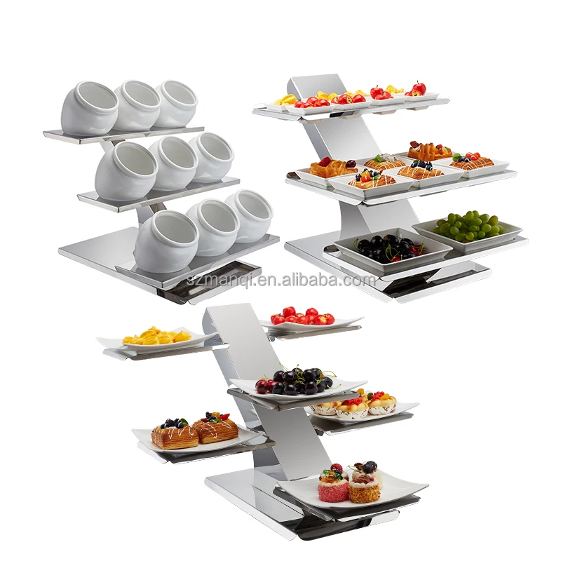 Stainless Steel Food Catering Stand Buffet for Display