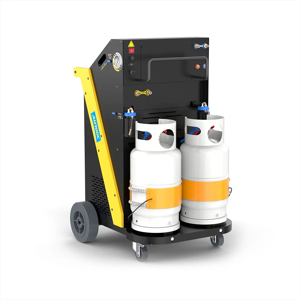 AUTOOL LM708 R134a R1234yf Refrigerant Gas Recovery Machine Refrigerant ...