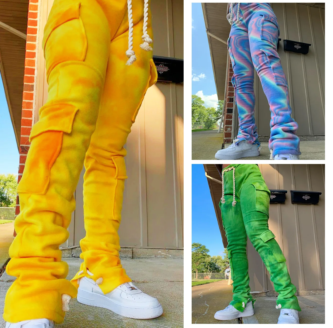 Women's Stretchy Waist Long Joggers Workout Active Pants Jogging ...