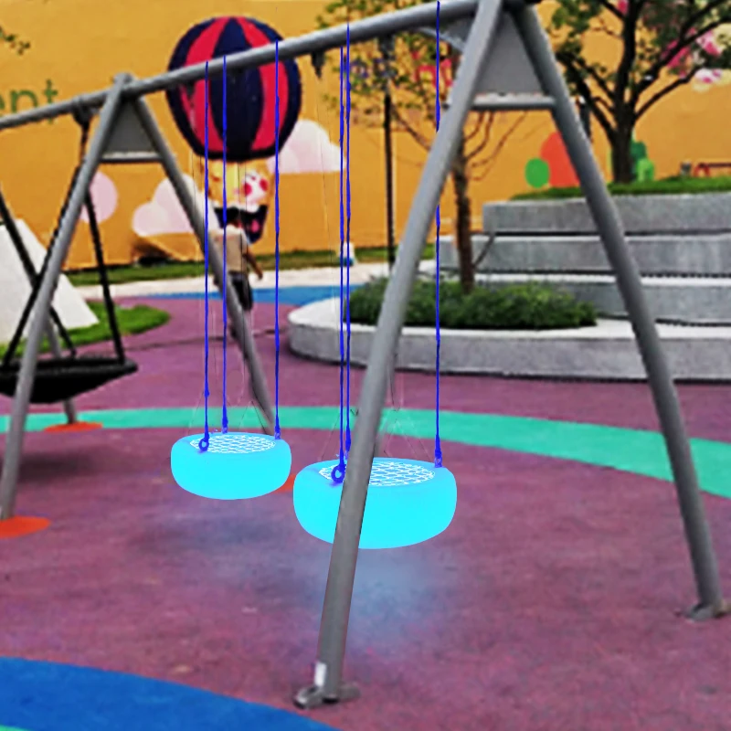 2022 New Design 16 Colors Rgb Led Children's Swing Waterproof Led Patio ...