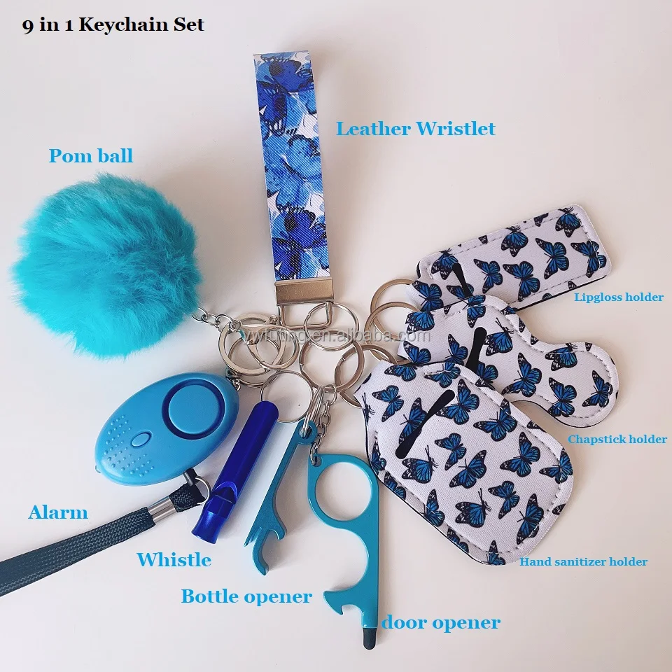 Self Defense Keychain Set for Women & Kids - Safety & Style