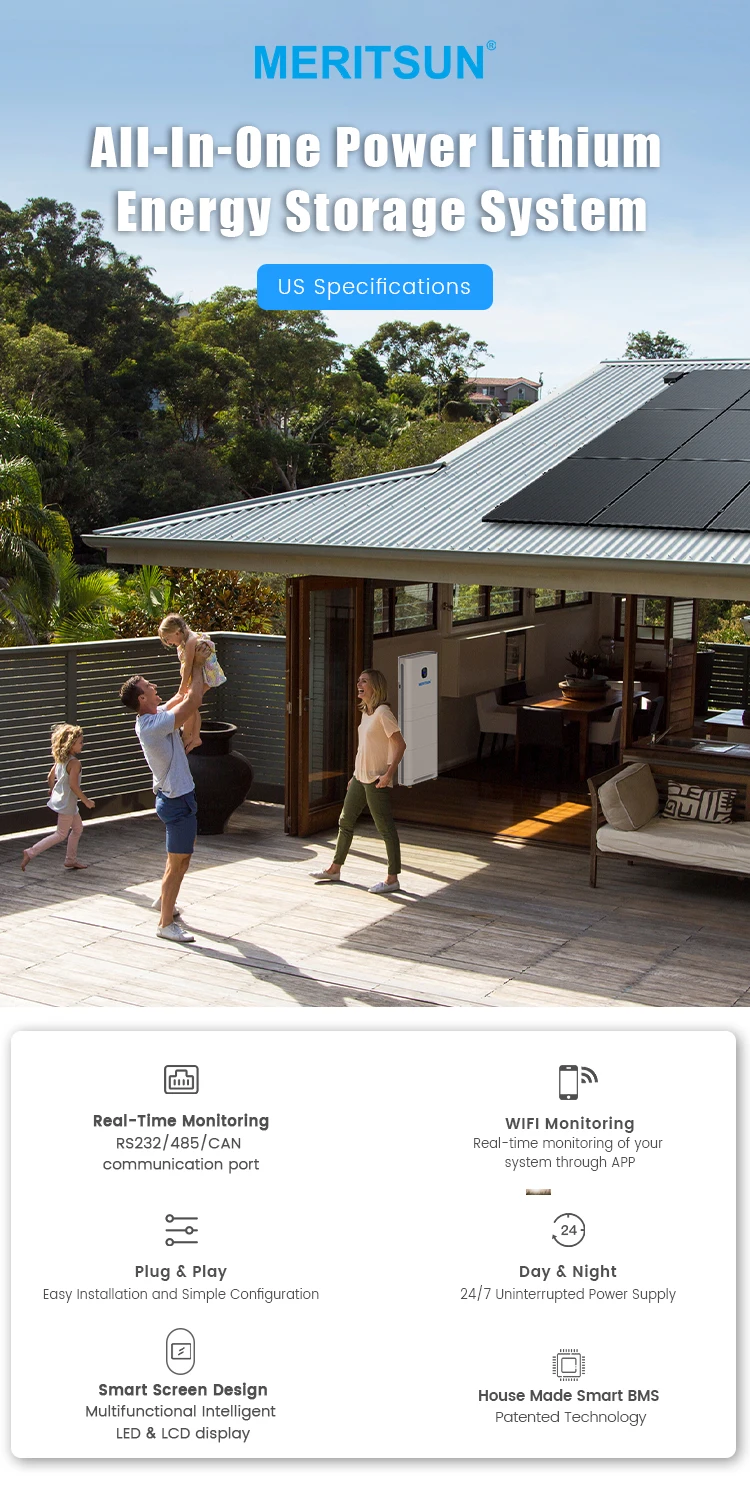 MeritSun All in One Power Plus 5kwh 10kwh Lithium Battery Solar Energy ...