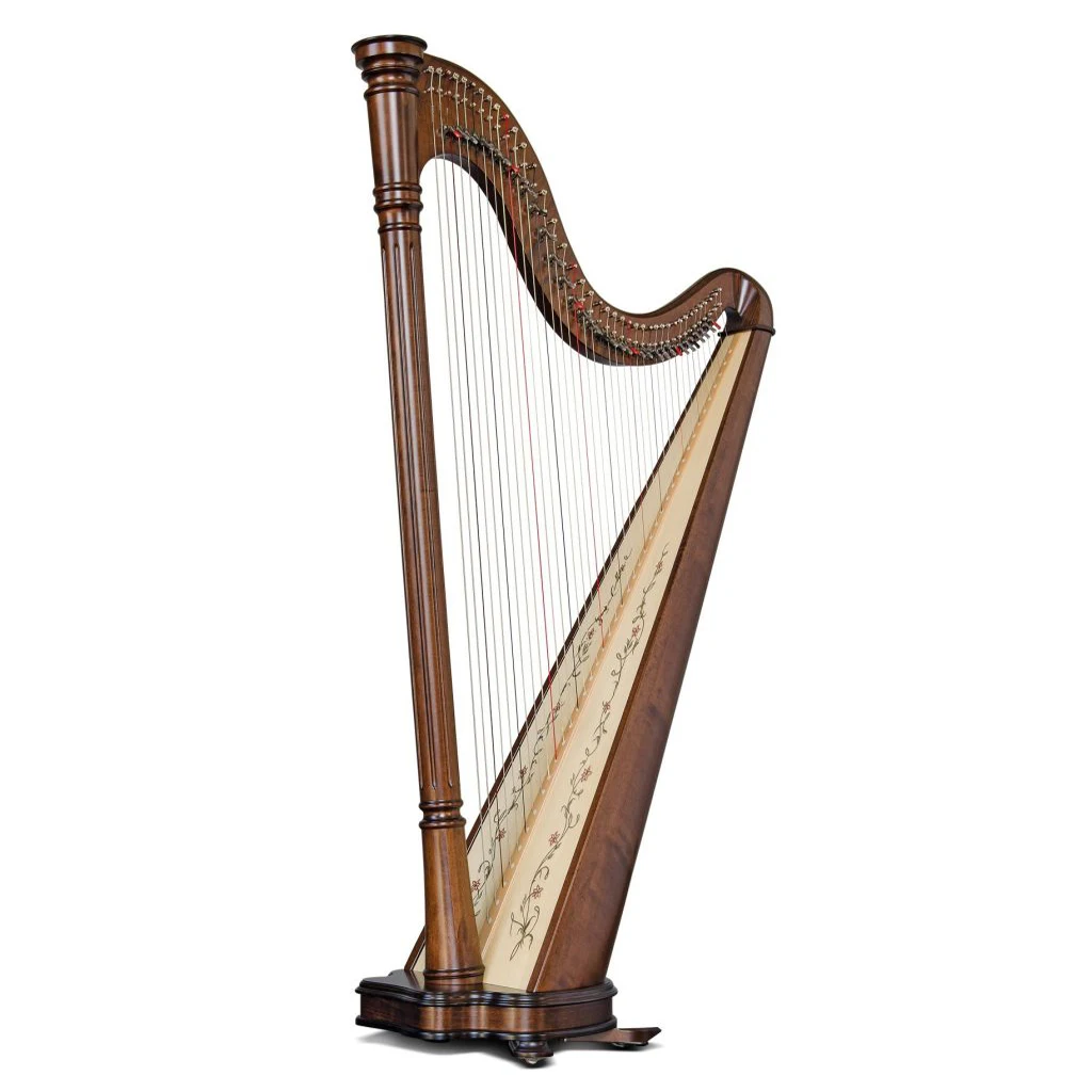 Advanced 40 String Harp Level Harp Gut Strings Rich Tone Spruce ...