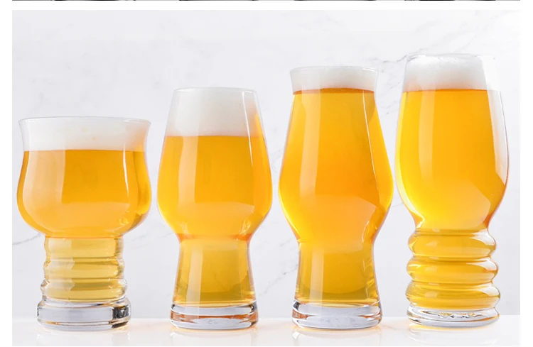 Wholesale Unique Shaped Beer Glasses For Drinking Custom Logo Printed ...