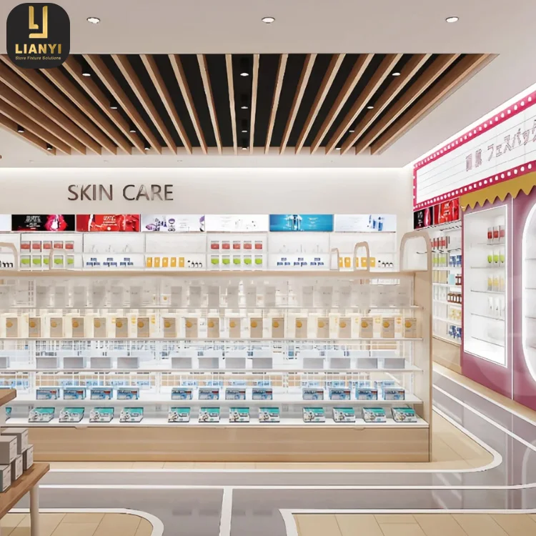 Alibaba.com: Custom skin care display stands, wall mounted makeup ...