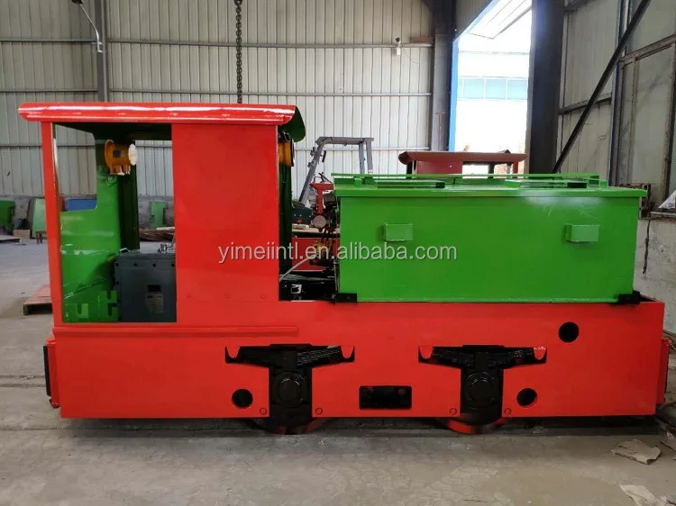 Battery Operated Locomotive Coal Mine Transportation Tunneling Railway ...