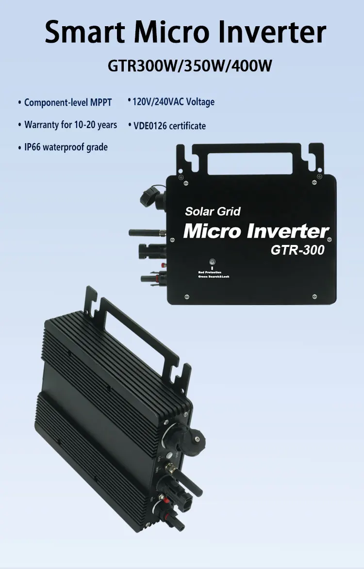 Micro Inverter Solar 400w Wifi Mppt On Grid Tie Ip66 Grid Tie Micro ...
