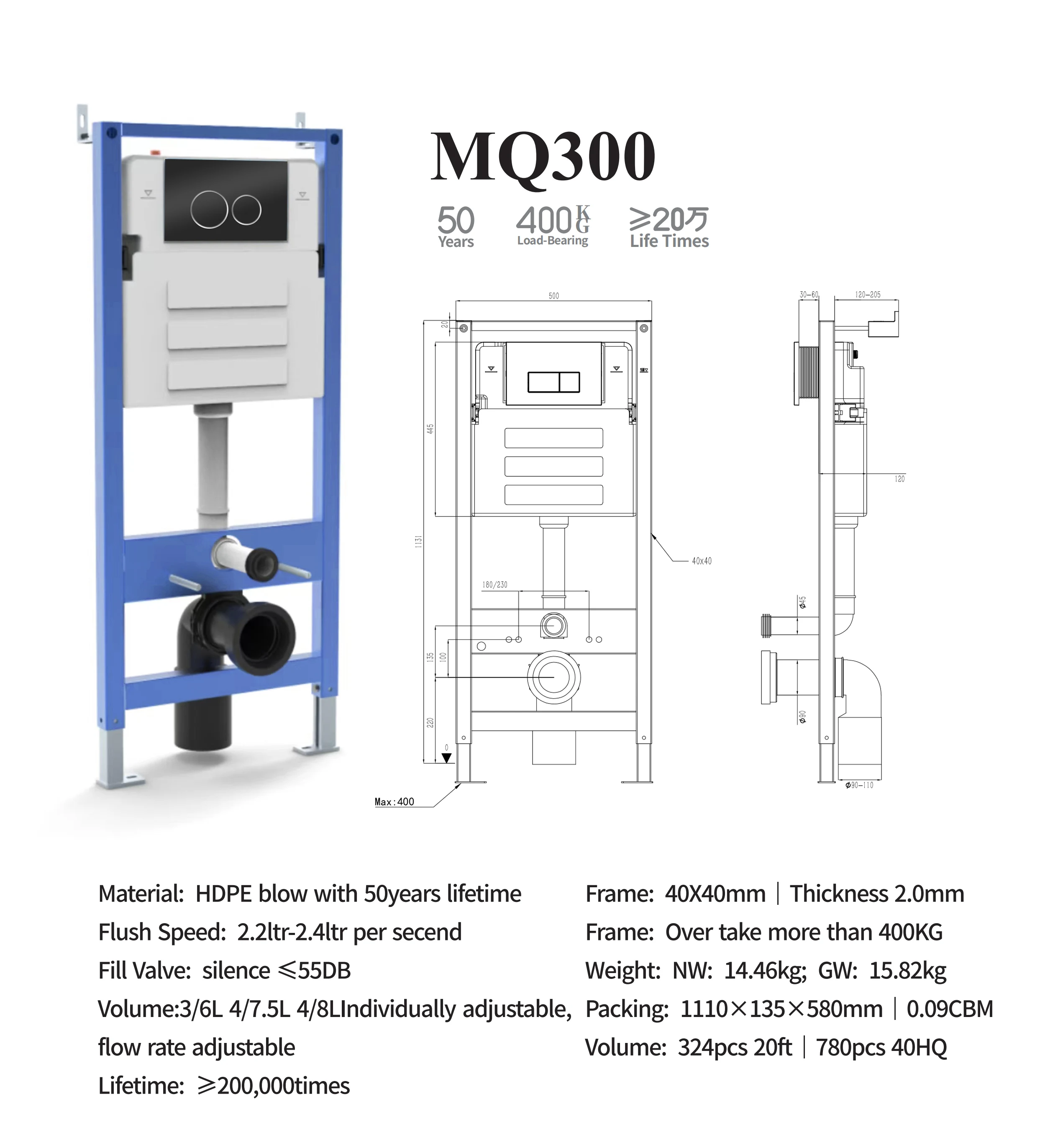 Concealed Cistern Toilet Wc Wall hang Toilet Toilet tank and Squatting ...