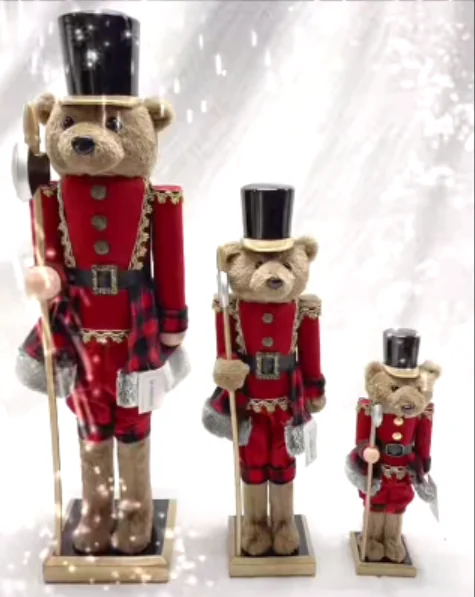 44-Inch Plastic Nutcracker Soldiers for Christmas Decoration - Indoor ...