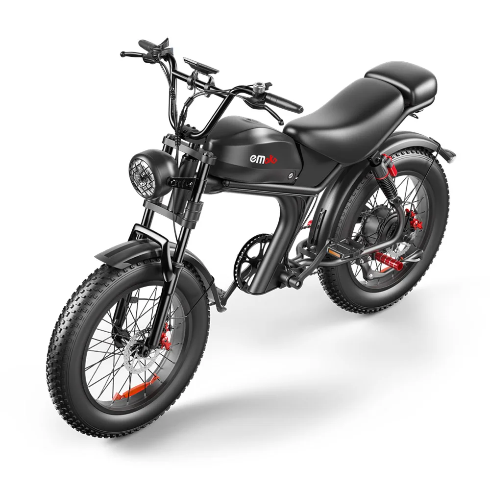 Emoko C93 Electric Bike - 48V, 1000W, 20 Inch Fat Tires