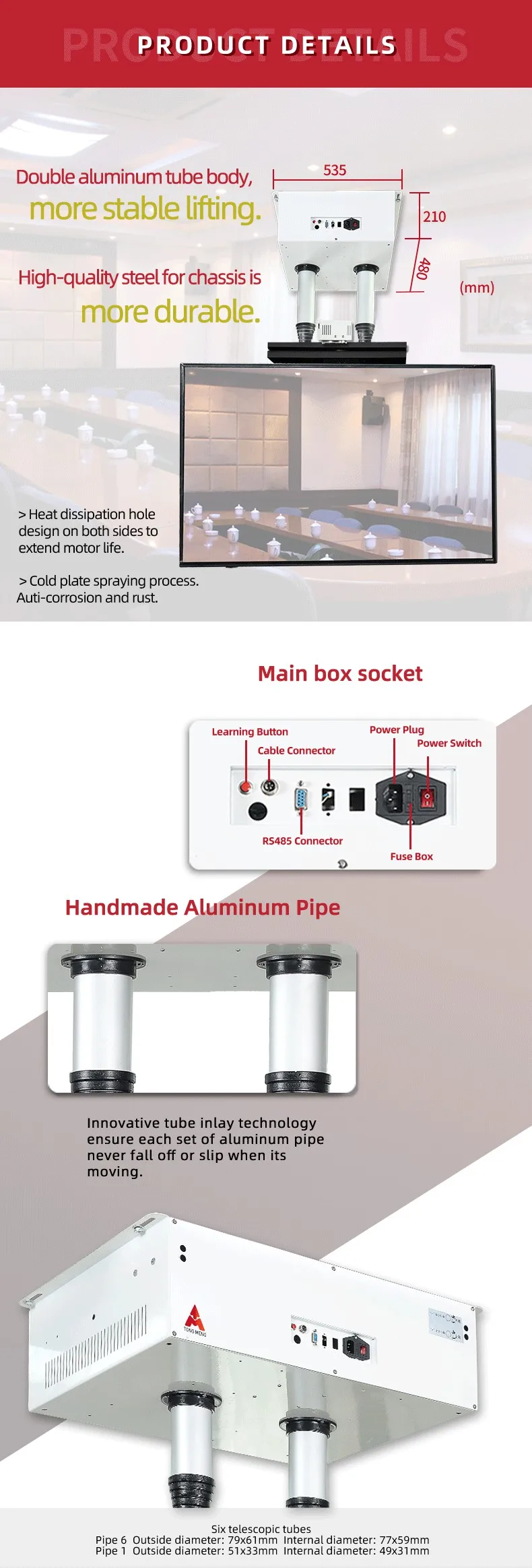 Ceiling Tv Lift Motorized Tv Ceiling Mount Pop Up Tv Lift From Ceiling ...