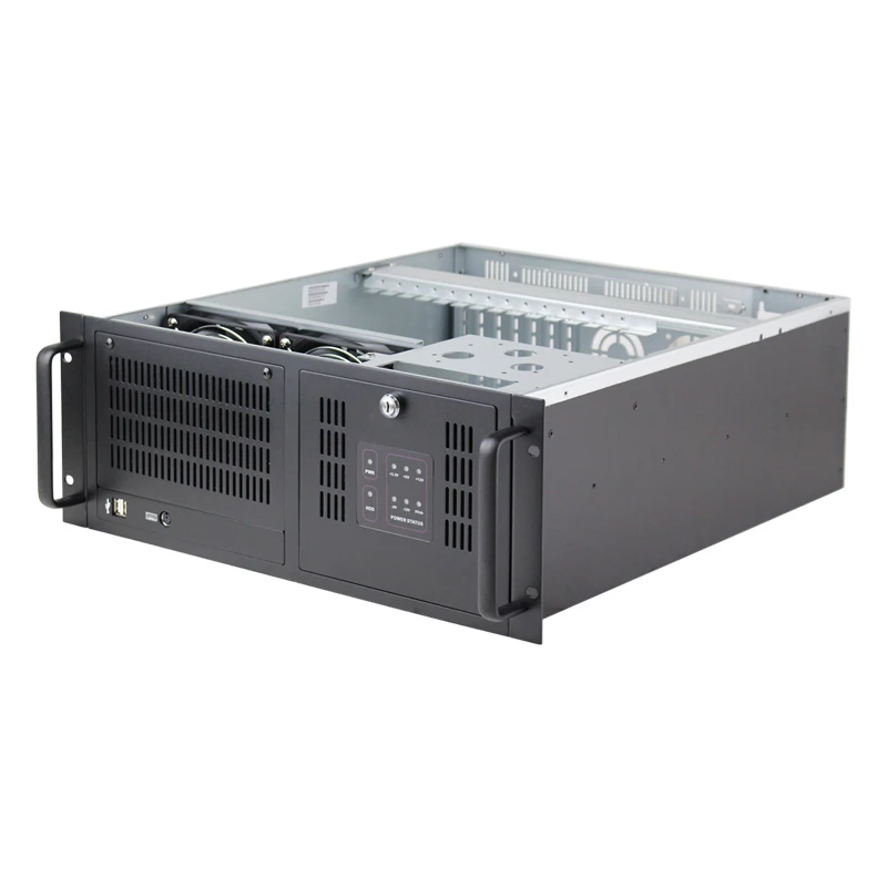 Manufactures TOP610H Black TOPLOONG OEM 4U Industrial Computer Cases 19 ...