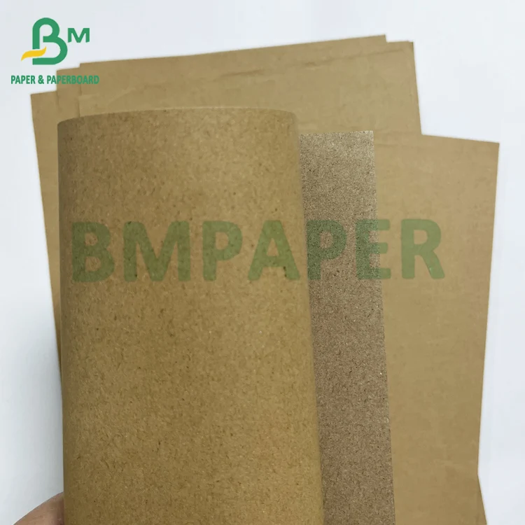 160gsm 180gsm Printable Recycled Pulp Uncoated Brown Test Liner Paper ...