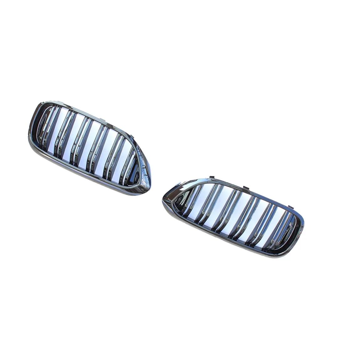 Kseek M Style Dual Slat Glossy Black Car Front Grille For Bmw G30 18-20 ...