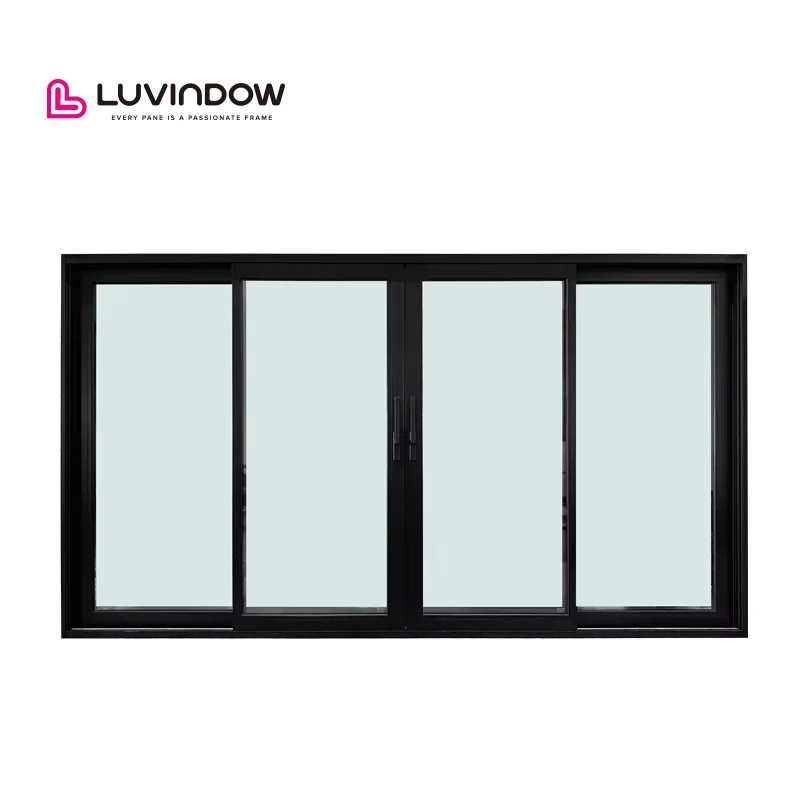 Luvindow Residential Dallas Project Modern Villa Windproof Aluminum ...