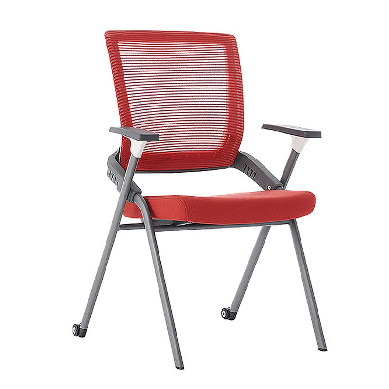 Cheap Foldable Executive Meeting Room Mesh Office Chair With Tablet And ...