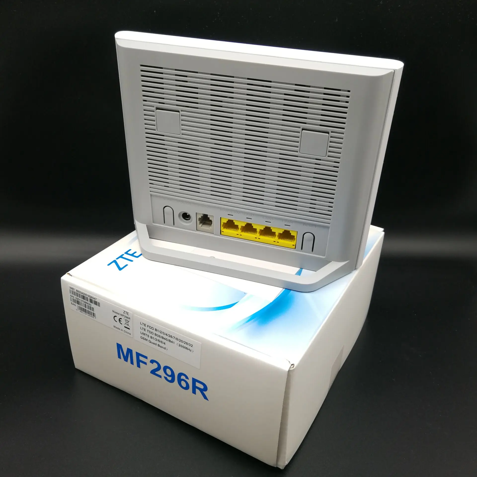 Brand New Zte Mf296r Cpe Router 4g 300mbps Supporting Carrier Aggregation Lte Dl Cat6 - Buy Zte ...