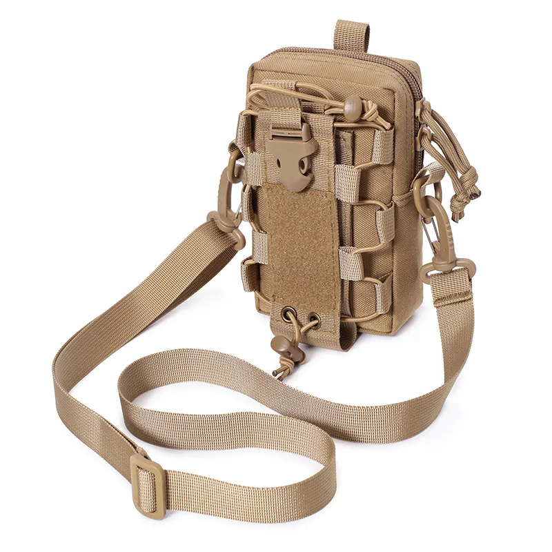 Unisex Tactical Molle Admin Pouch Compact Utility EDC Waist Bag Zipper ...