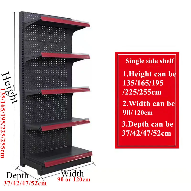 Custom Heavy Duty Iron Metal Shelves for Retail Stores