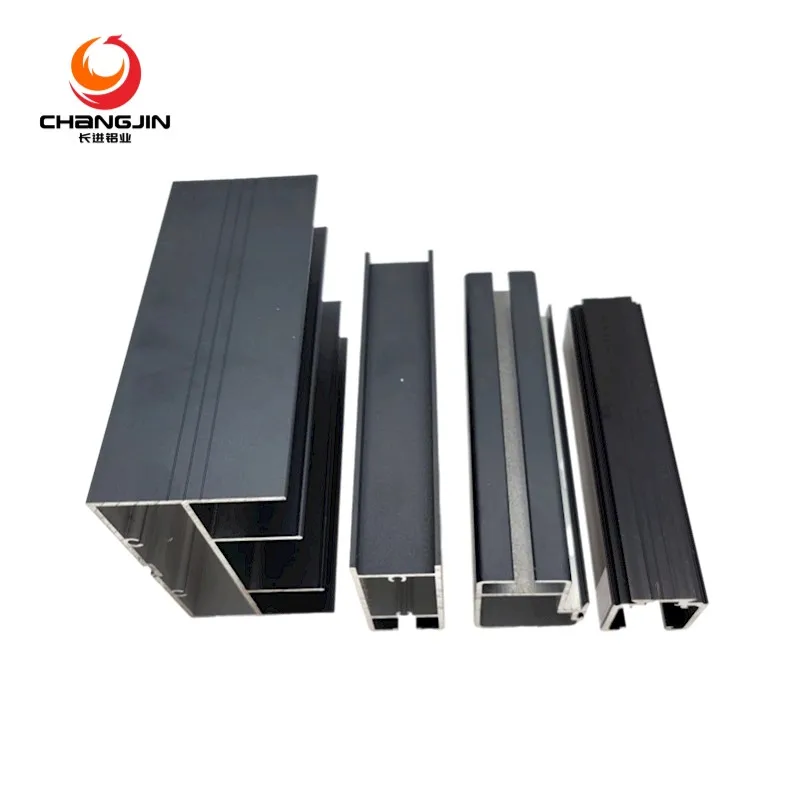 6000 Series Aluminum Extruded Anodized Glass Frame Profiles