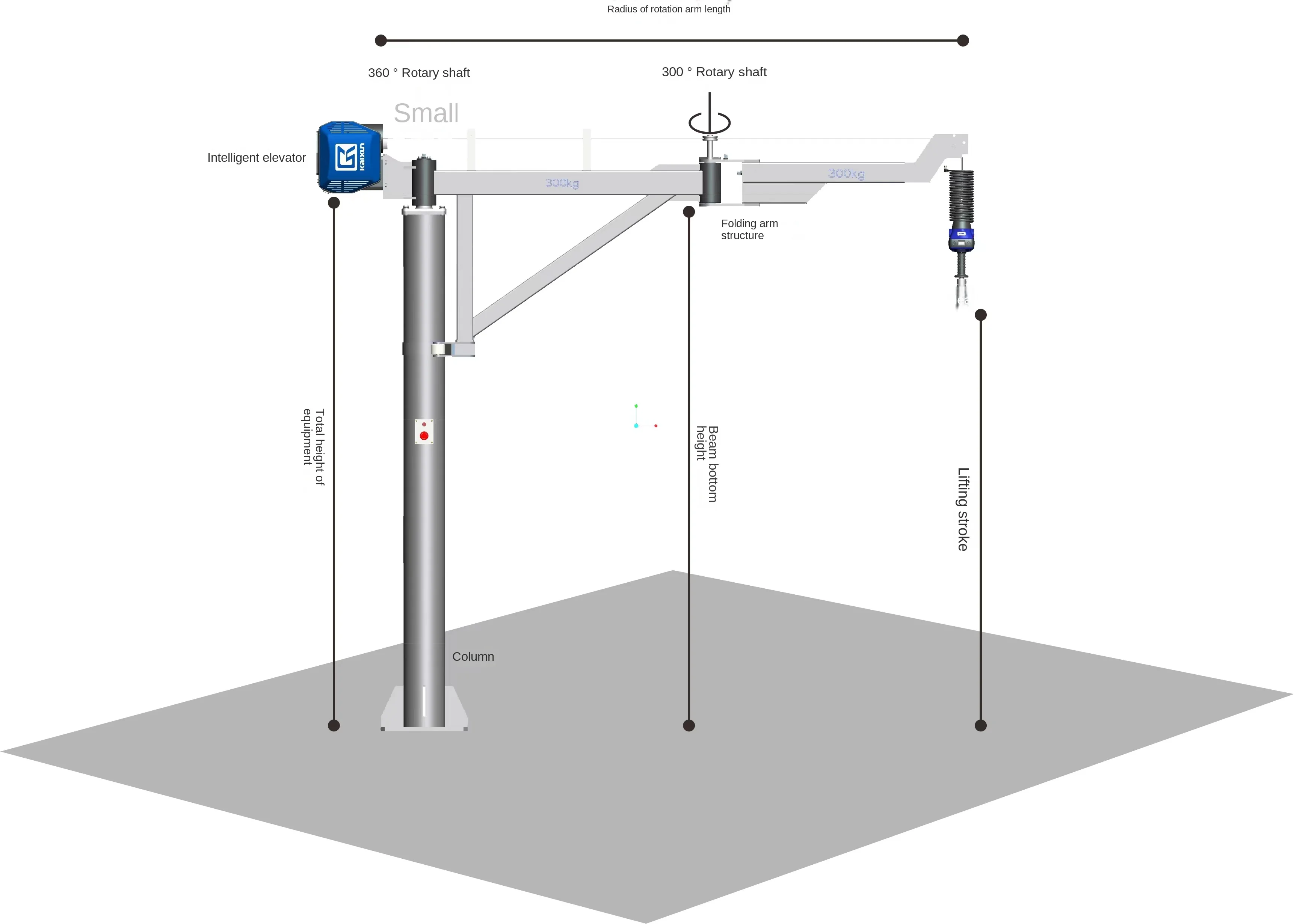 80kg Workshop Electric Balancer Intelligent Aided Lifting Smart Servo ...