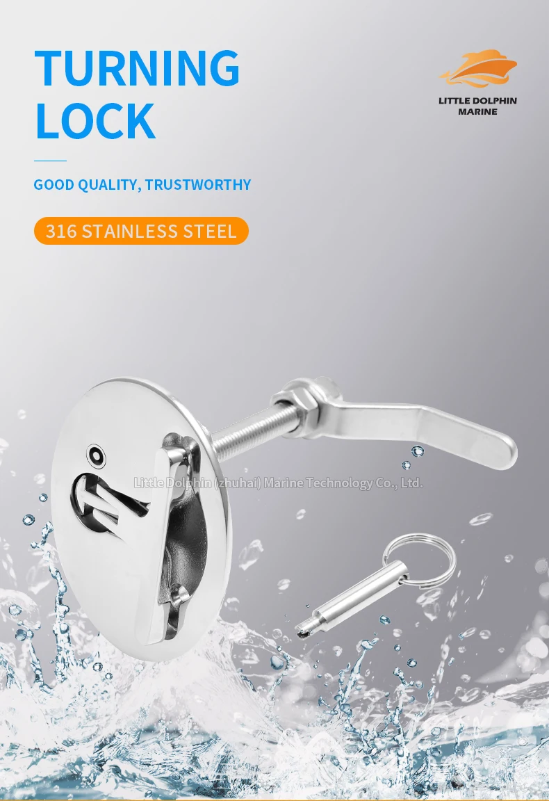 Turning Lock With Key New Style T Latch Flush Ring Turning Lock Floor ...