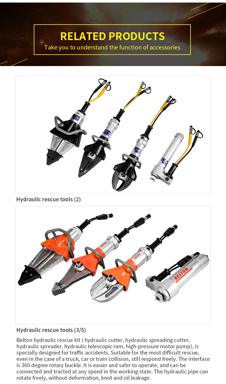 Odetools Battery Hydraulic Emergency Rescue Combi Equipment Spreader ...