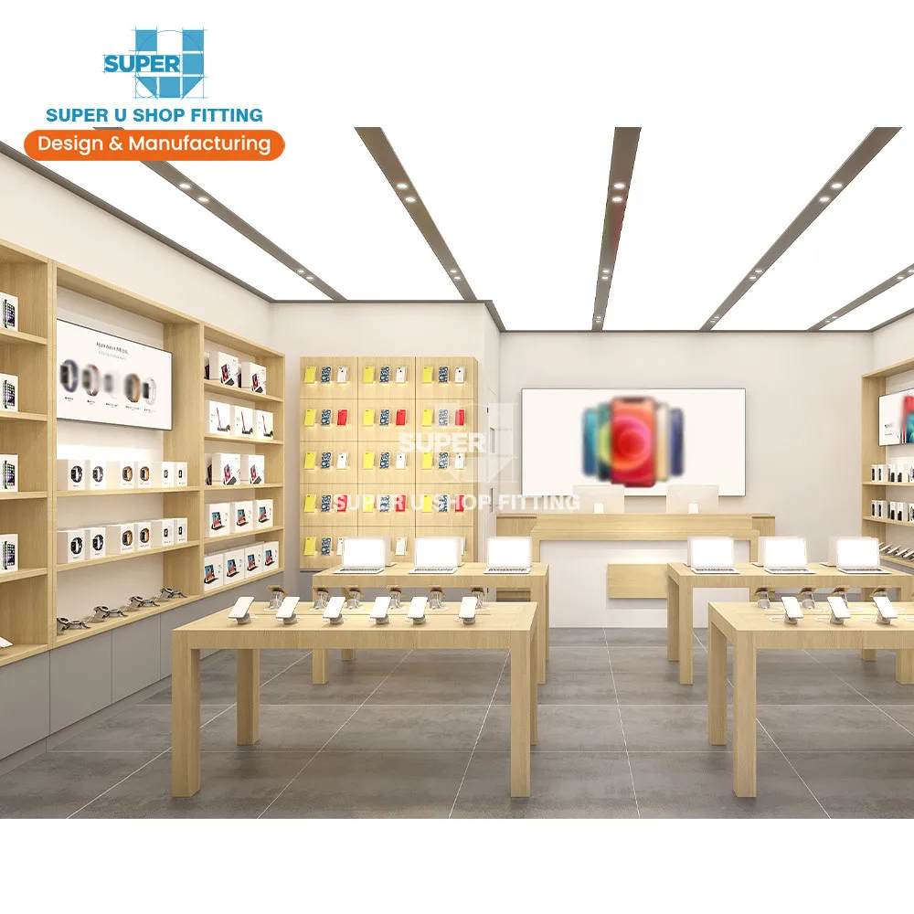 Cell Phone Accessories Shop Display Cabinet Customized Mobile Phone ...