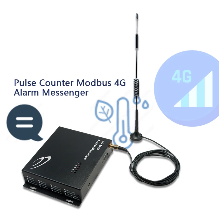 4G SMS Data Logger Modbus SMS Alert Messenger for Solar System