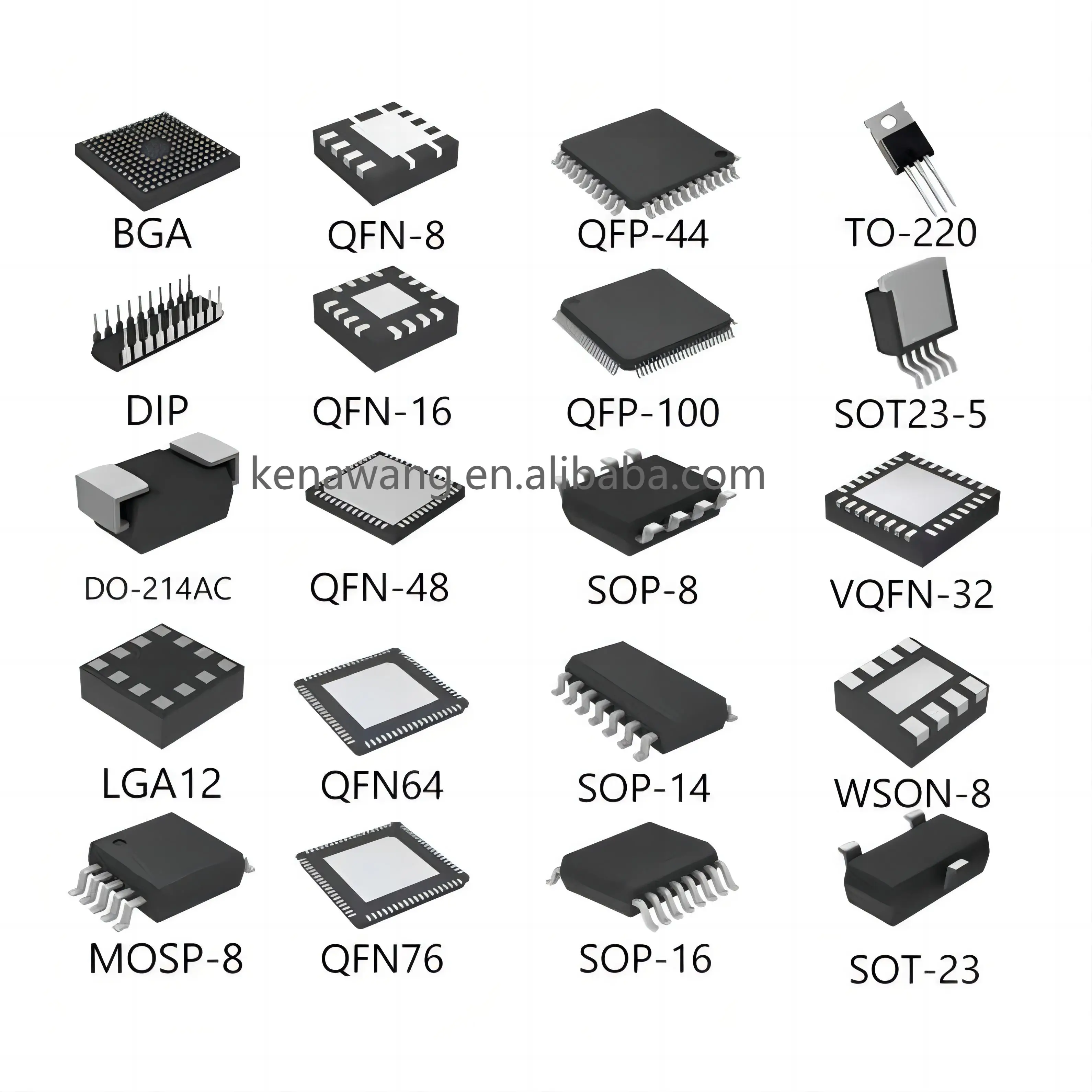 Electronic Components Photodiode Mos Field Effect Tube Schottky Diode ...