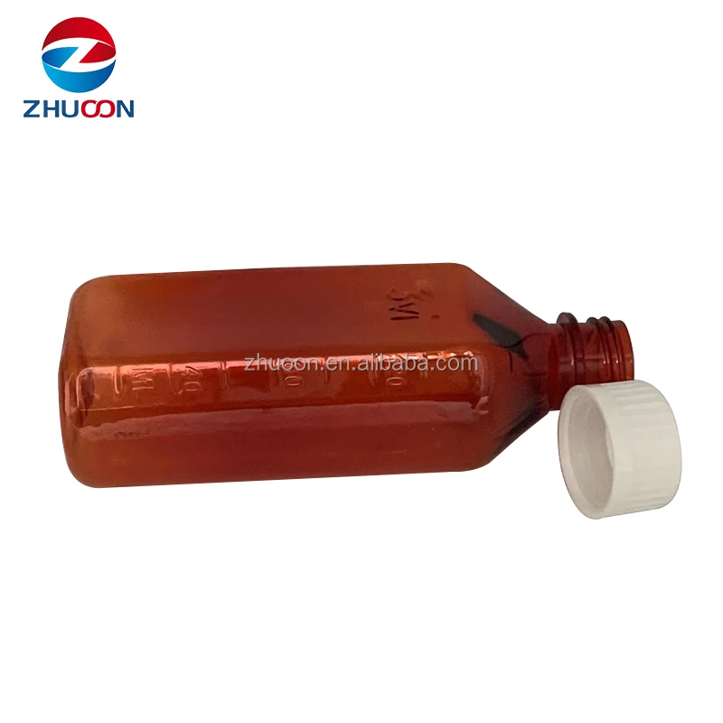 Custom Fruit Infused Syrup Container Lean Flavors Labels Graduated ...