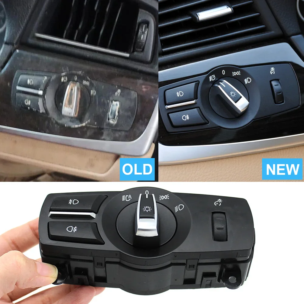 Car Front Headlight Switch Assembly for BMW Series F10-F26