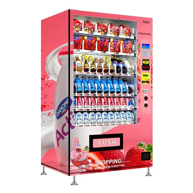 Belt Conveyor Dispenser Fast Food Vending Machine Hot Food Vending ...