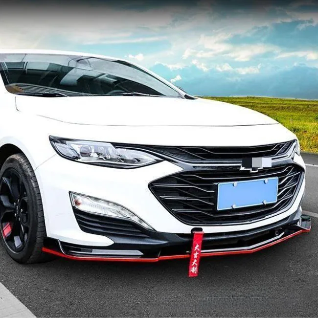 Auto Parts Body Kits - Front Bumper Lip Splitter ABS Black