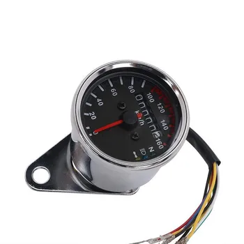 Motorcycle Speedometer Cafe Racer Modified Tachometer Fuel Gauge12v Led ...