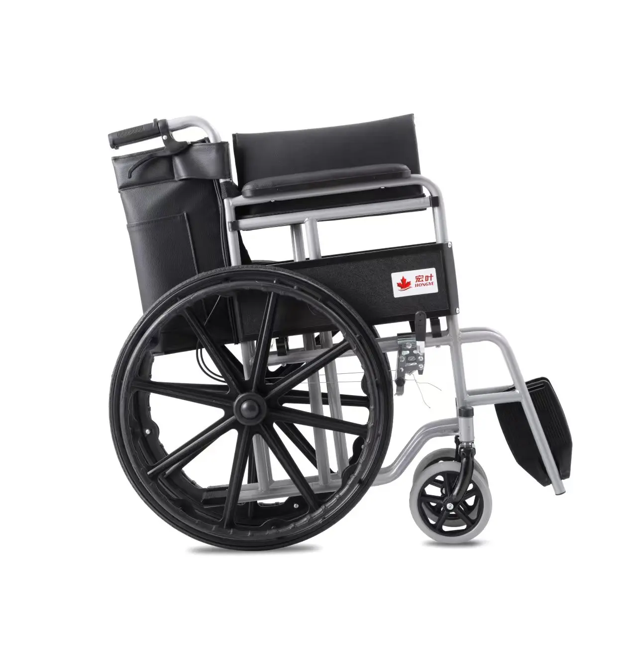 Medical Portable Electric Soft Seat Wheelchair Folds Easily Remote ...