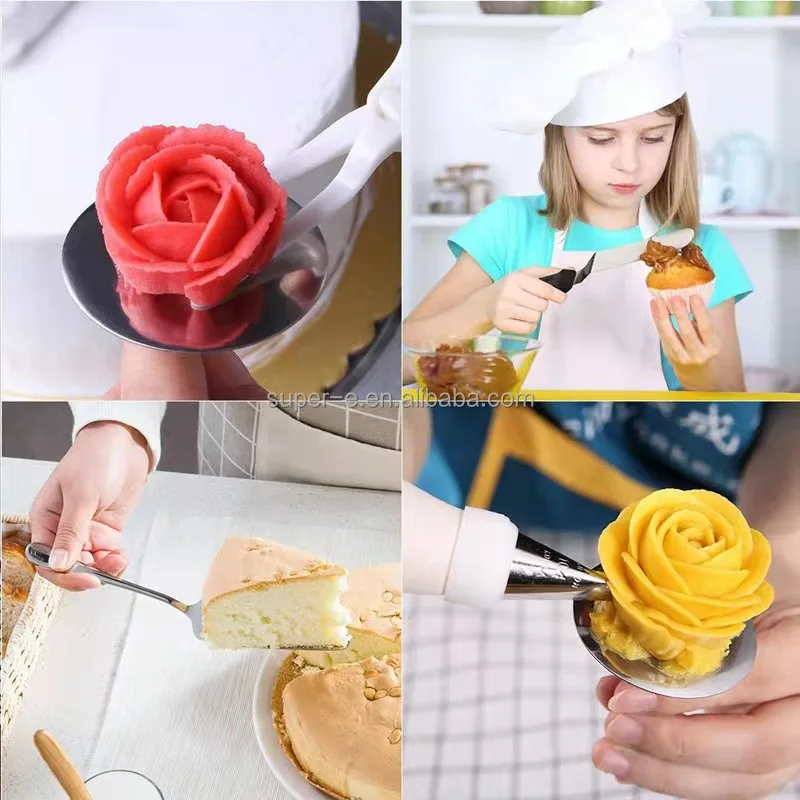 420pcs Cake Decorating Kits Baking Pastry Accessories Set Cake Rotating ...