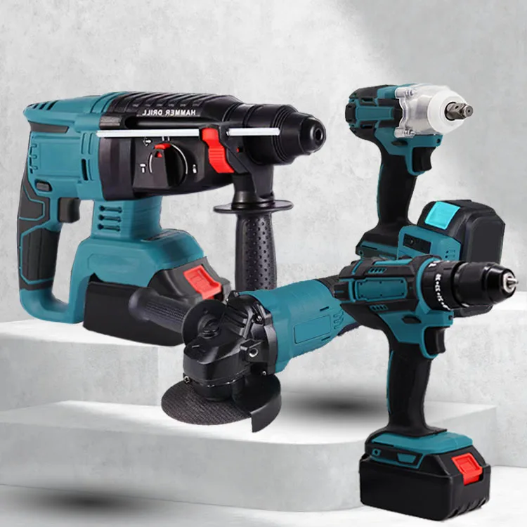 Multi-function Household Toolbox - 18V Cordless Drill Kit