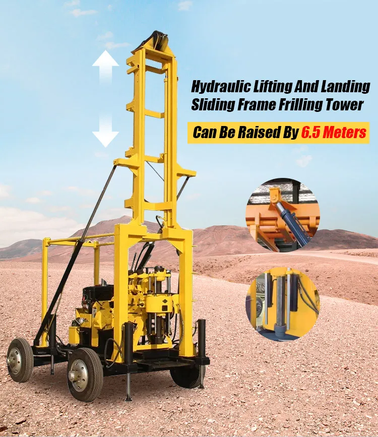Tractor-Mounted Water Well Drilling Rig Bore Hole Drilling Machine with ...