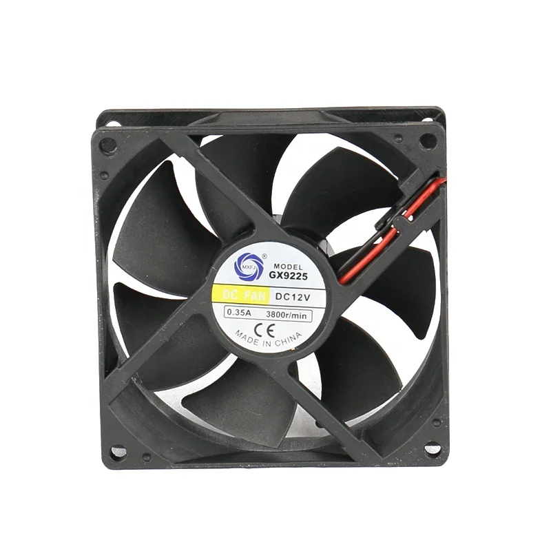 Meixing Gx9225 12v/24v 92x92x25mm Dc Axial Fan Ball Sleeve Plastic Case ...