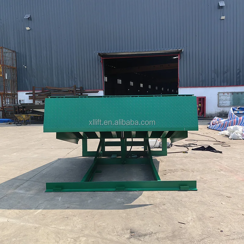 Ac Power Motor Lift Hydraulic Ramp Free Standing Dock Leveler For ...