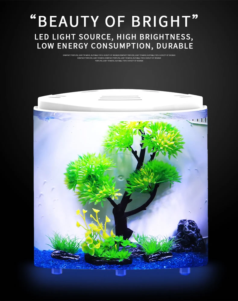 Mobile Tank Fish Tank Cam - Transparent Acrylic Aquarium