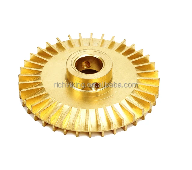 Brass Impeller for Peripheral Water Pump - Closed Design, OEM Support ...