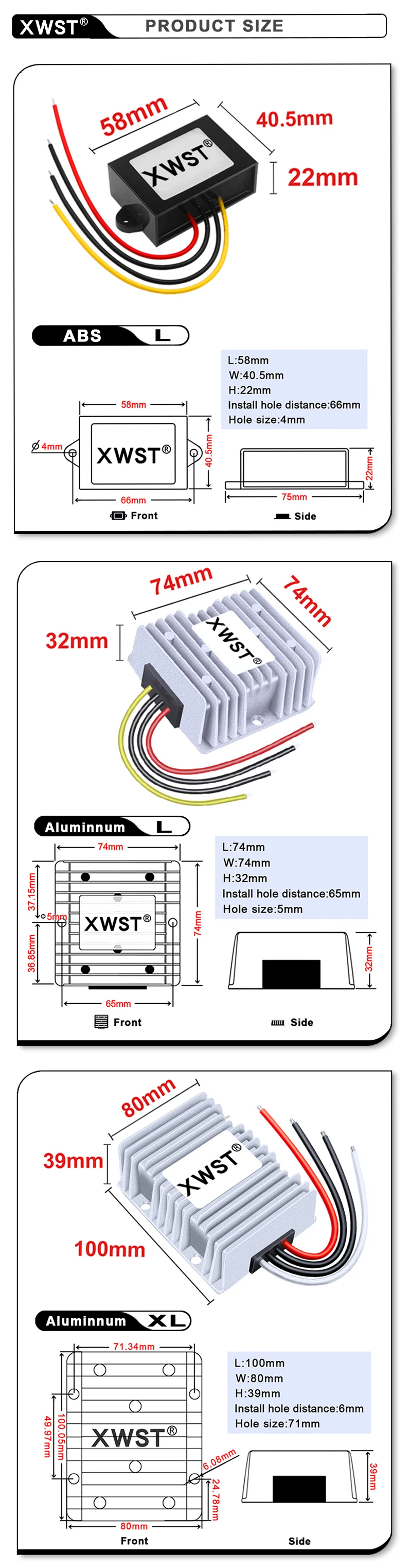 12V24V DC DC Stabilized Converter - Efficient Voltage Regulator