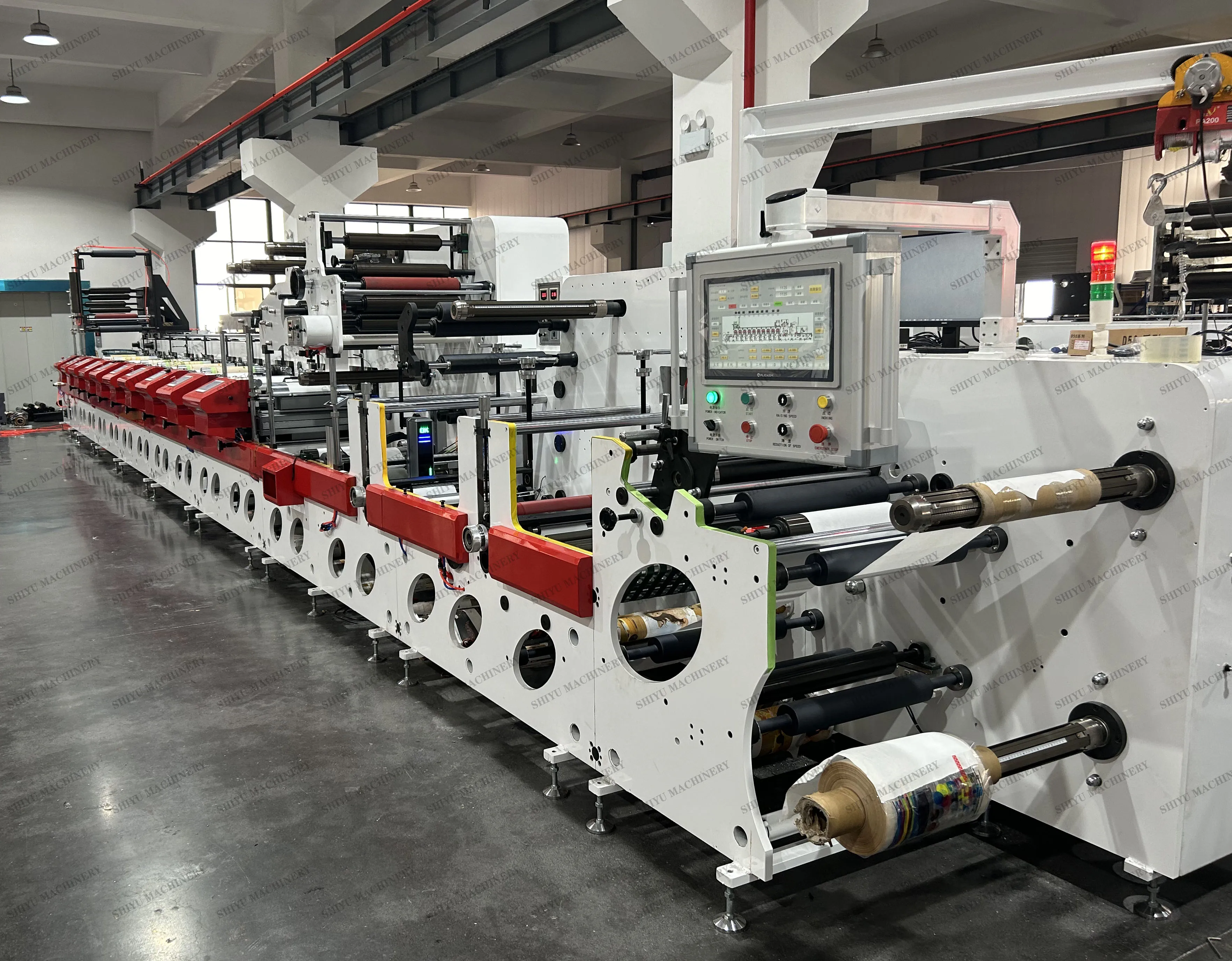 High-Speed 330 MM Paper Label Flexographic Printers Roll to Roll UV ...