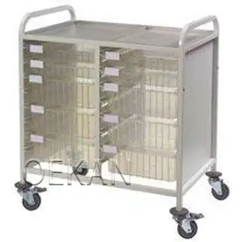 Hospital Utility Mobile Patient Food Trolley Medical Treatment Nursing ...